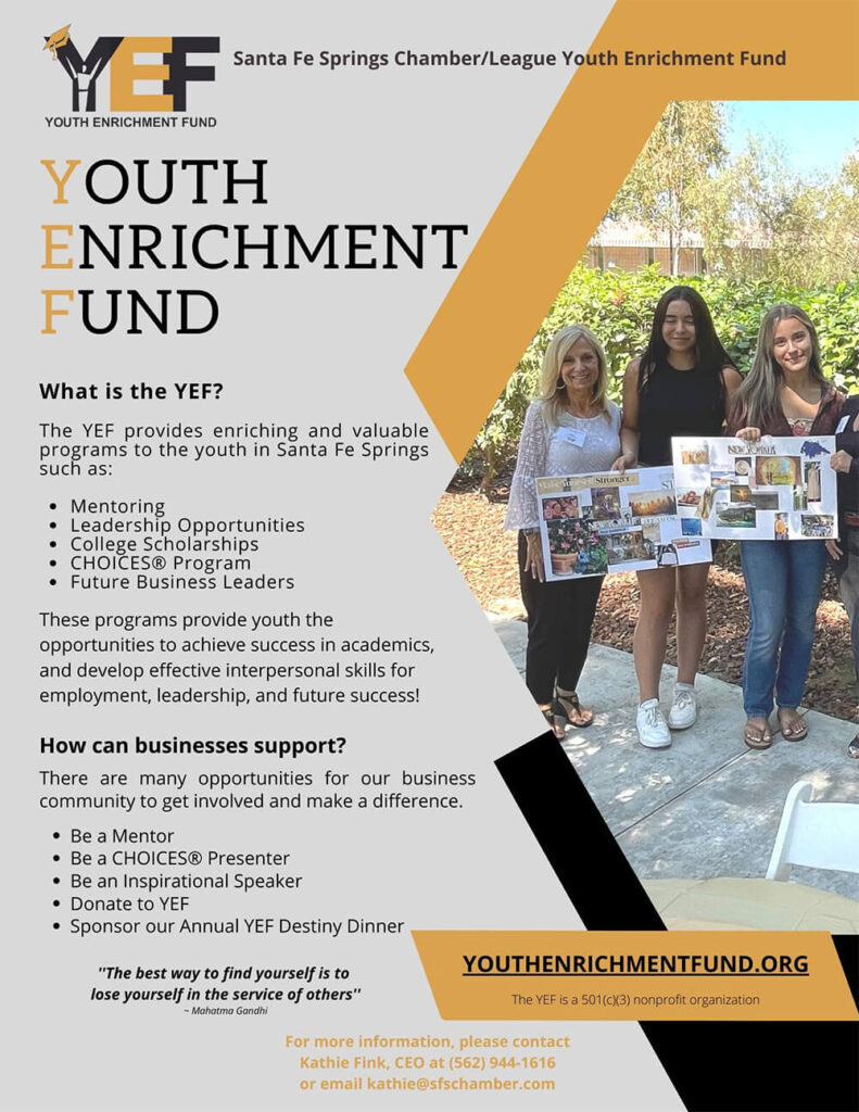 Youth Enrichment Fund -> Providing Programs and Funding for SFS Youth